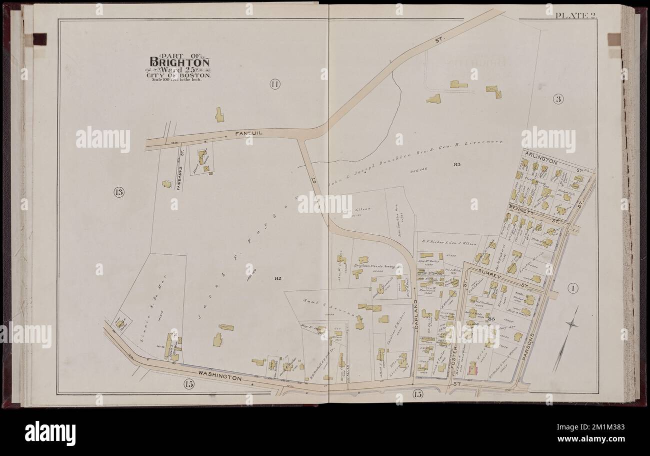 Atlas of the city of Boston, volume seven, Brighton, Mass. : from ...