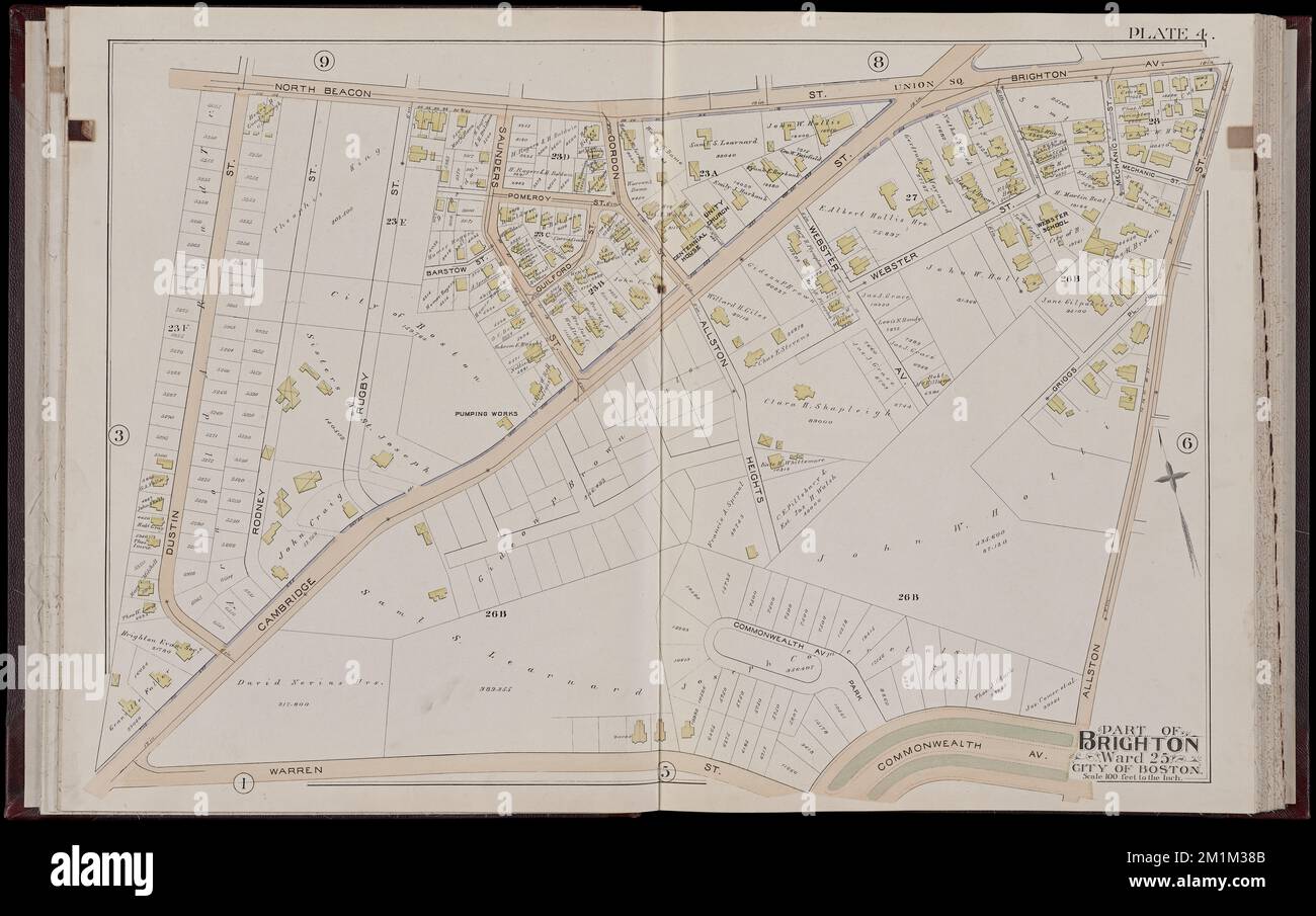 Atlas of the city of Boston, volume seven, Brighton, Mass. : from ...