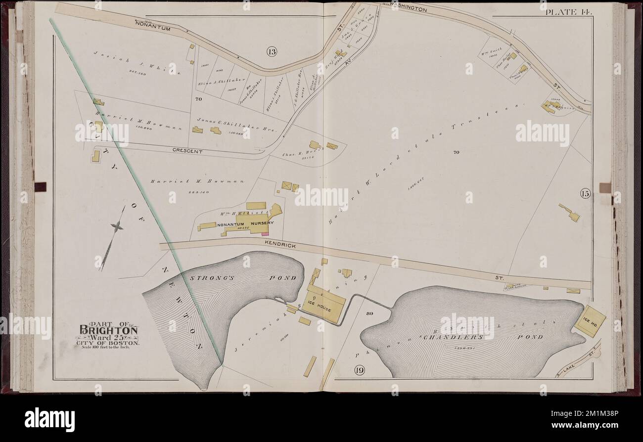 Atlas of the city of Boston, volume seven, Brighton, Mass. : from ...