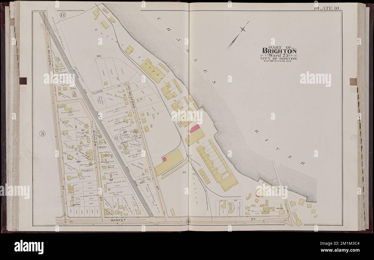 Atlas of the city of Boston, volume seven, Brighton, Mass. : from ...