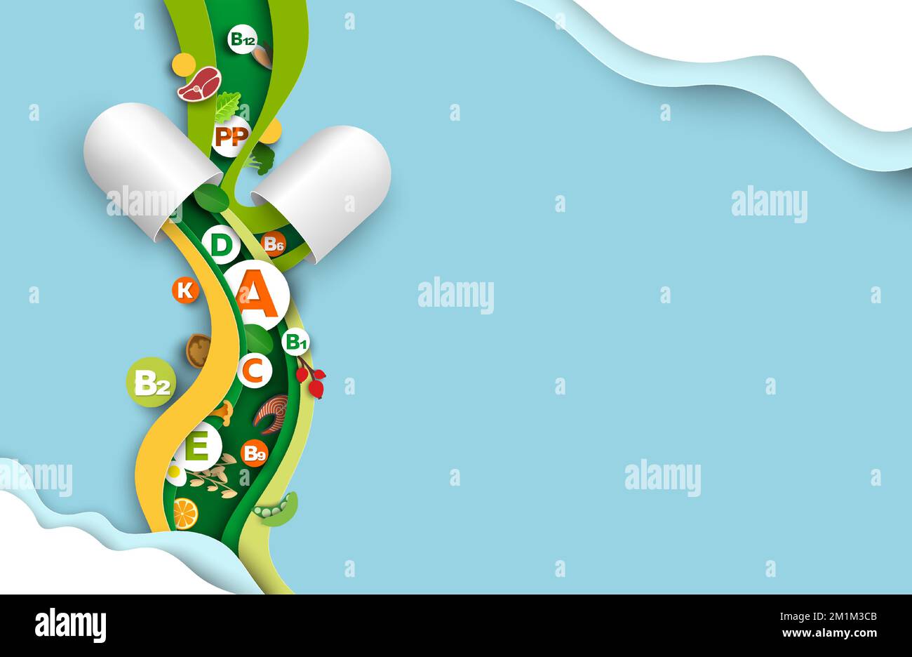 Vitamins vector 3d background health supplement pill Stock Vector Image ...