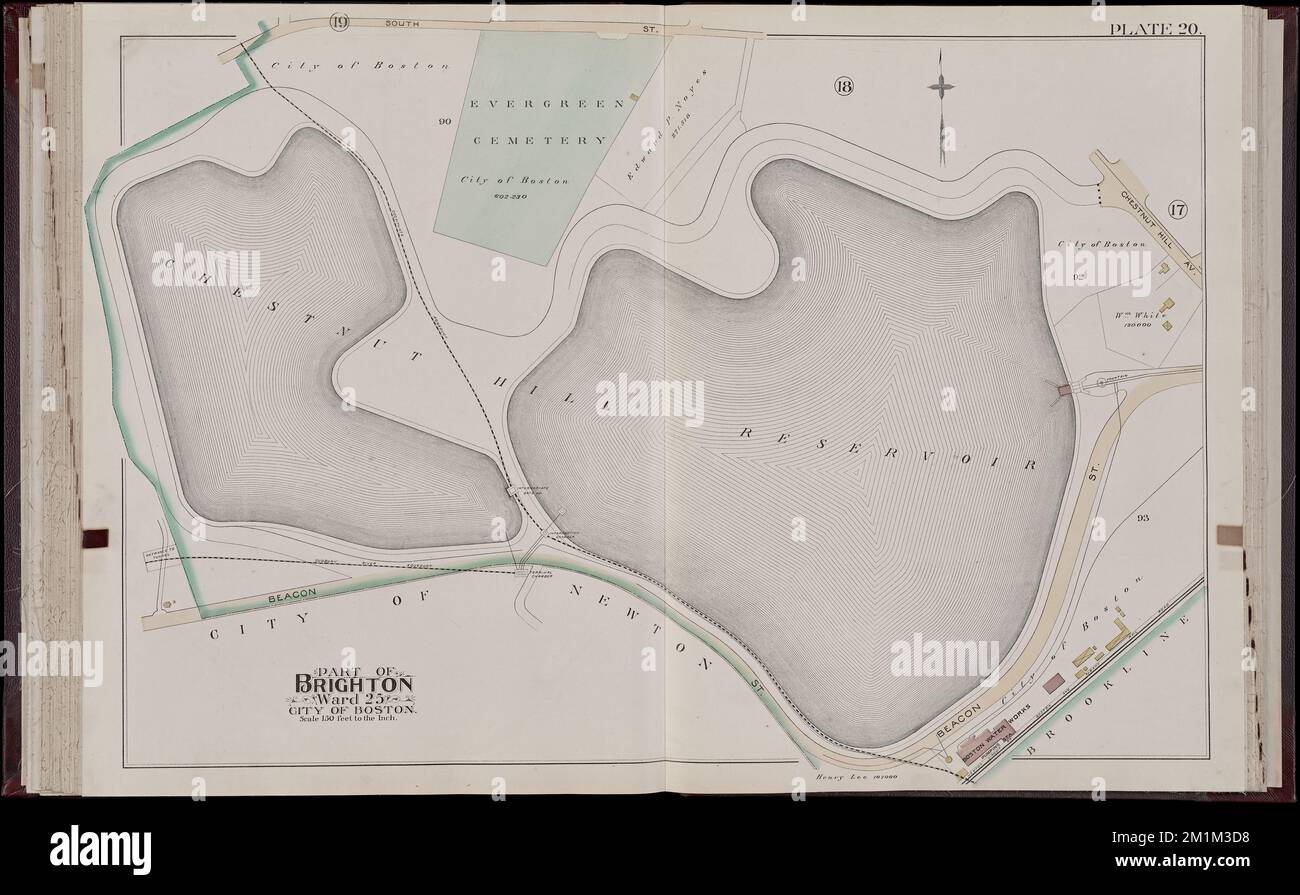 Atlas of the city of Boston, volume seven, Brighton, Mass. : from ...