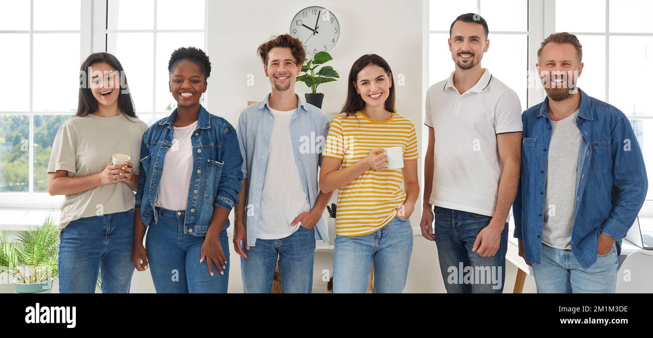 Group of friends mixed race hi-res stock photography and images - Alamy