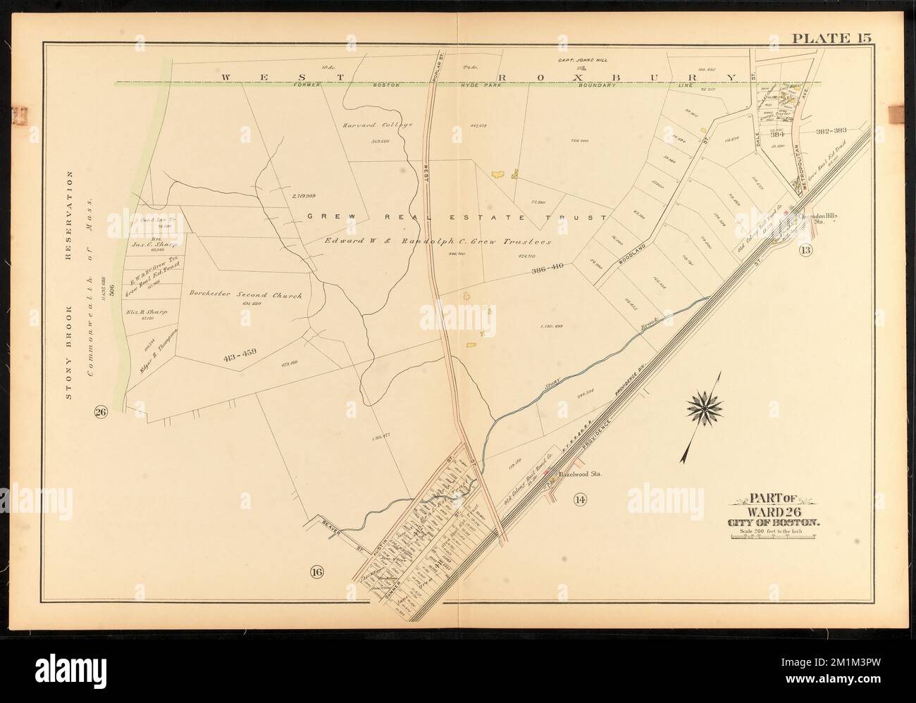 Atlas of the city of Boston, ward 26, Hyde Park : plate 15 , Boston ...