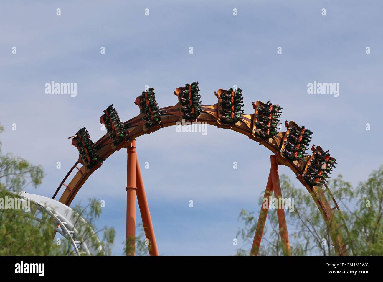 X2 Roller Coaster Fire