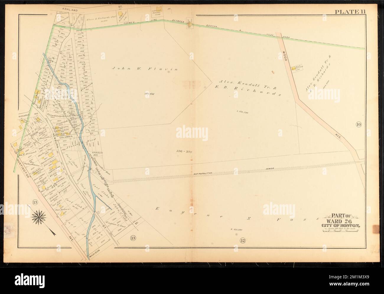 Atlas of the city of Boston, ward 26, Hyde Park : plate 11 , Boston ...