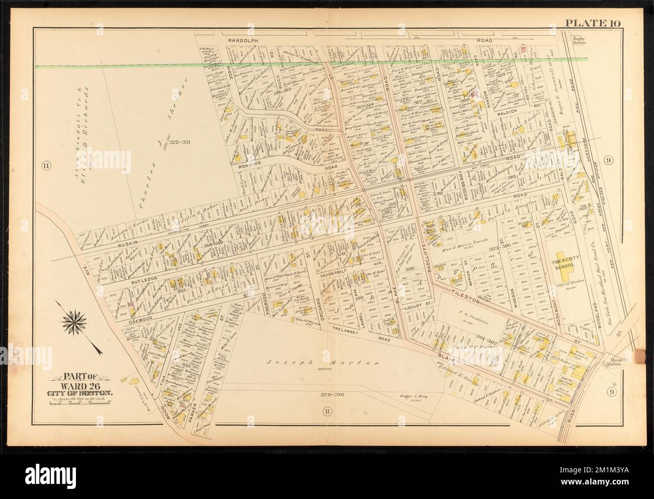 Atlas of the city of Boston, ward 26, Hyde Park : plate 10 , Boston ...