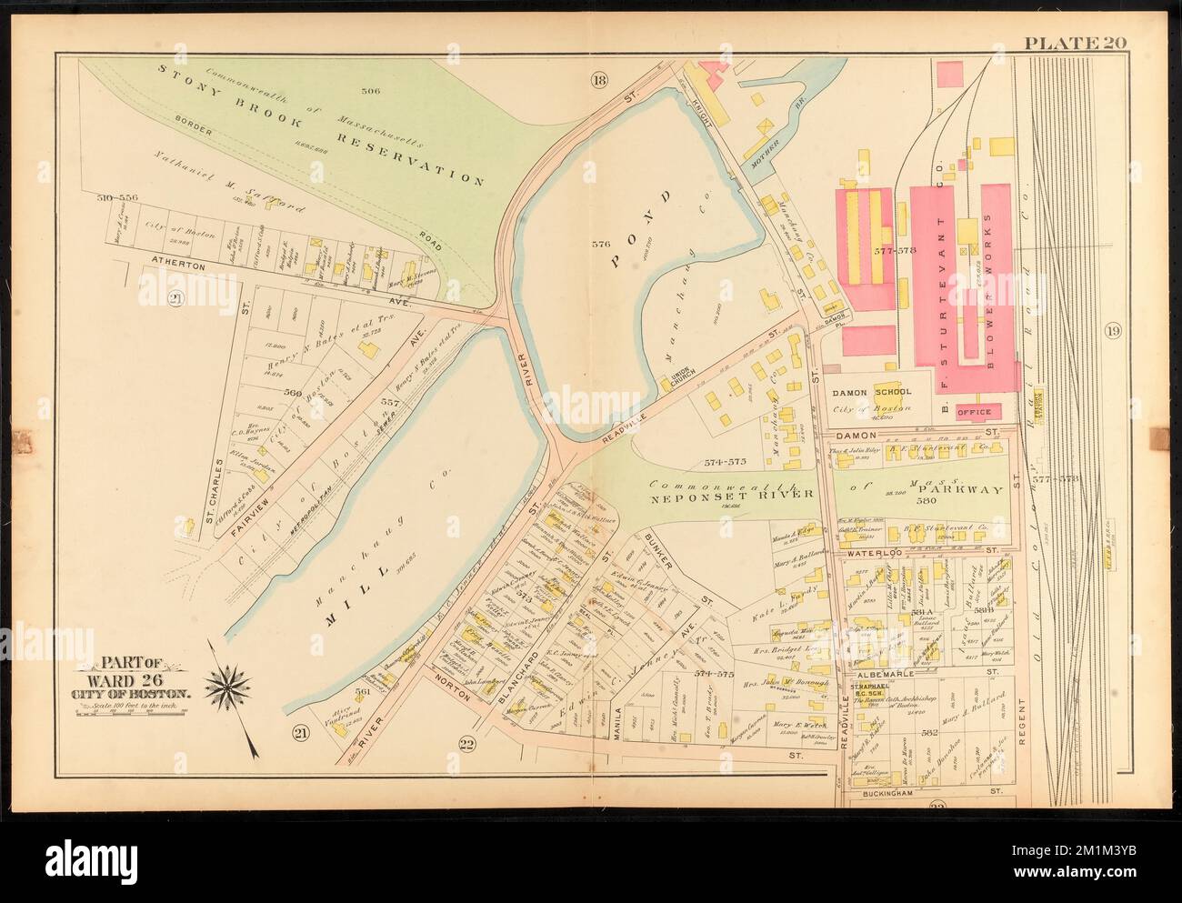 Atlas of the city of Boston, ward 26, Hyde Park : plate 20 , Boston ...