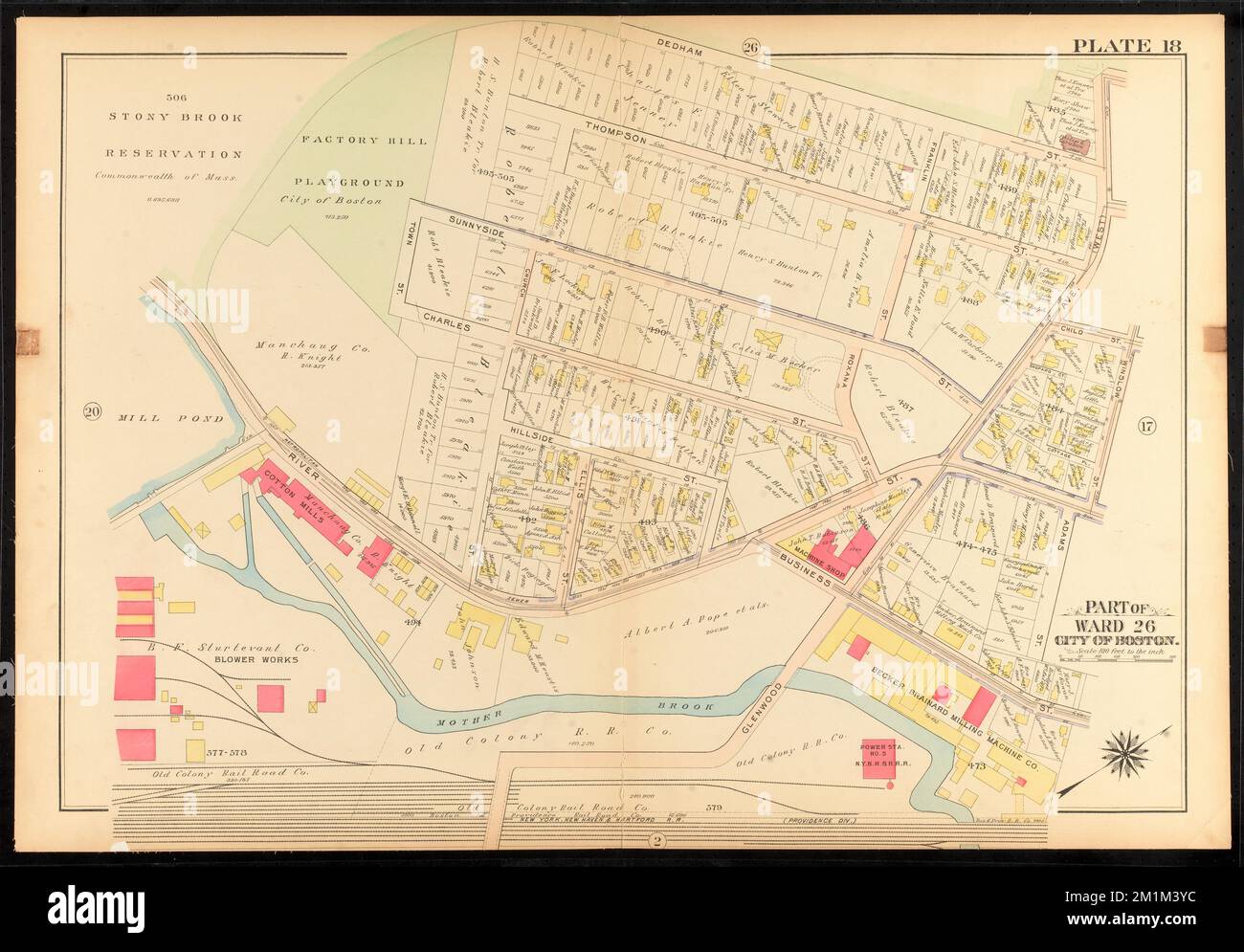Atlas of the city of Boston, ward 26, Hyde Park : plate 18 , Boston ...