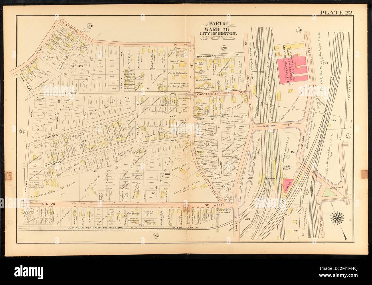 Atlas of the city of Boston, ward 26, Hyde Park : plate 22 , Boston ...