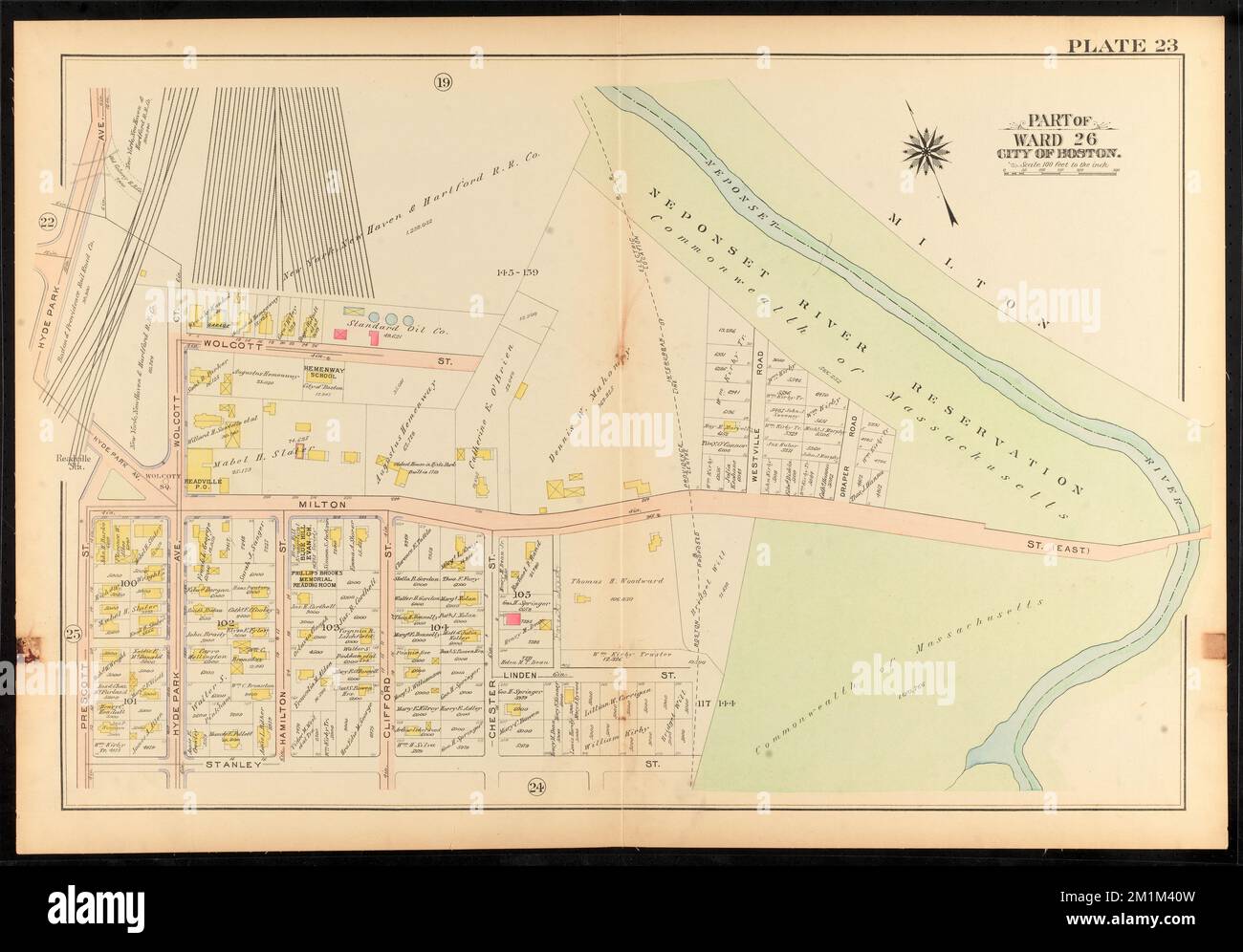 Atlas of the city of Boston, ward 26, Hyde Park : plate 23 , Boston ...