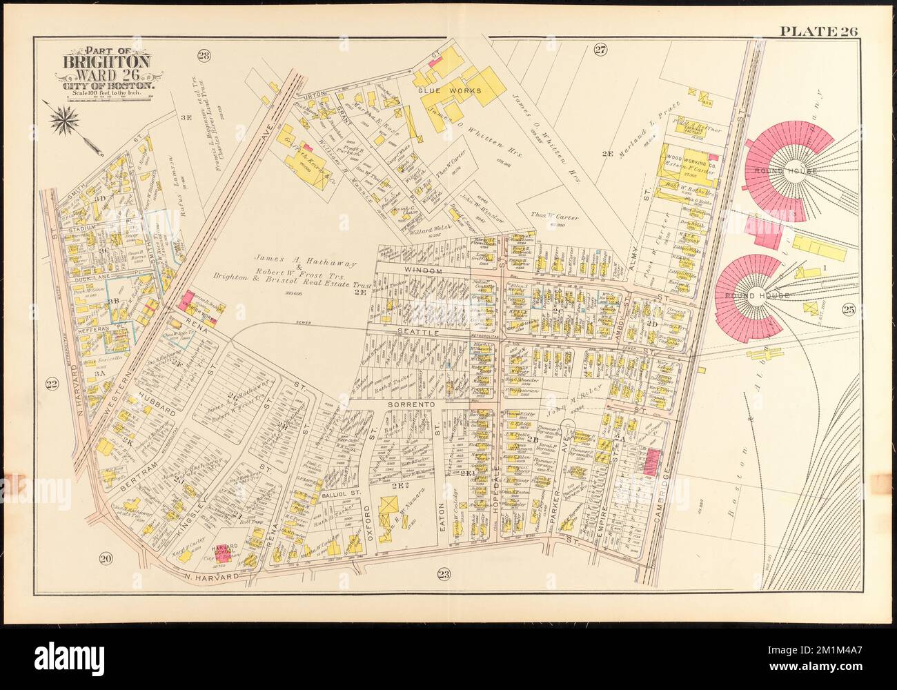 Atlas of the city of Boston, wards 25 & 26, Brighton : plate 26 ...