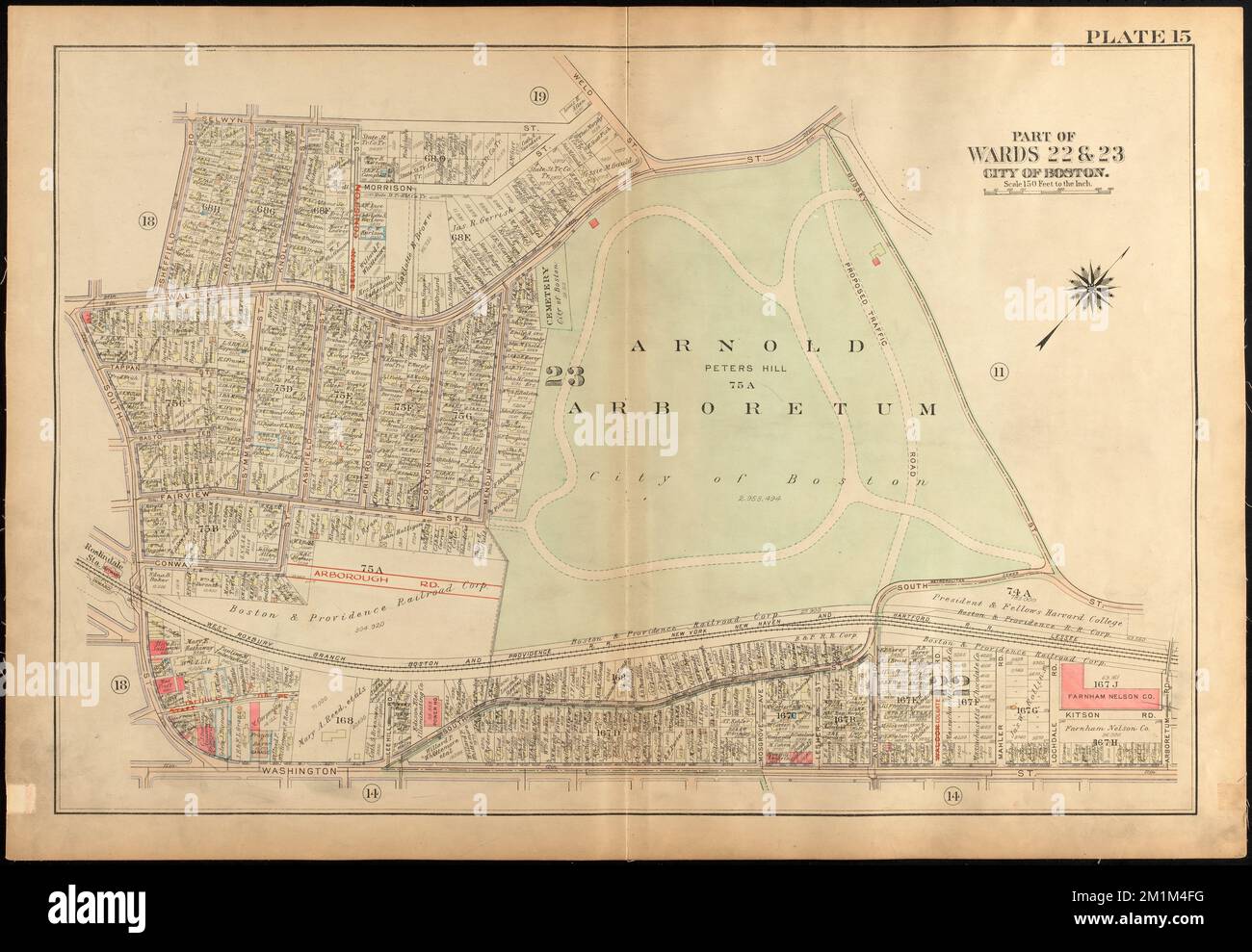 Atlas of the city of Boston, West Roxbury : plate 15 , Boston Mass ...