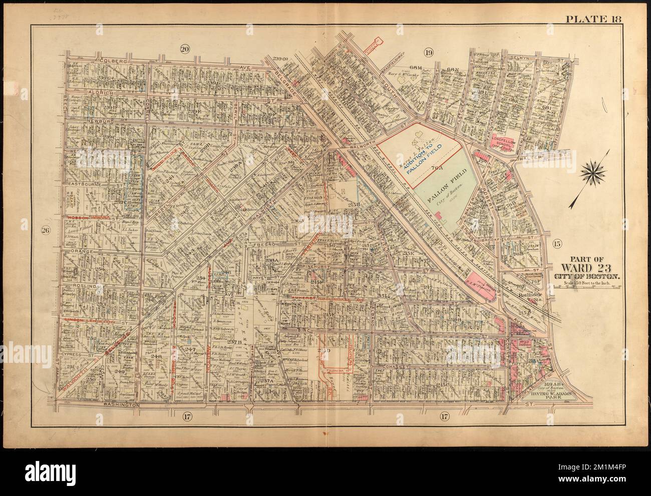 Atlas of the city of Boston, West Roxbury : plate 18 , Boston Mass ...
