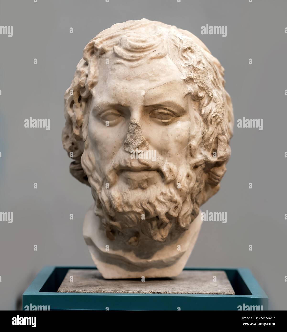 Sculpture bust of famous unknown person in Berlin museum Stock Photo ...