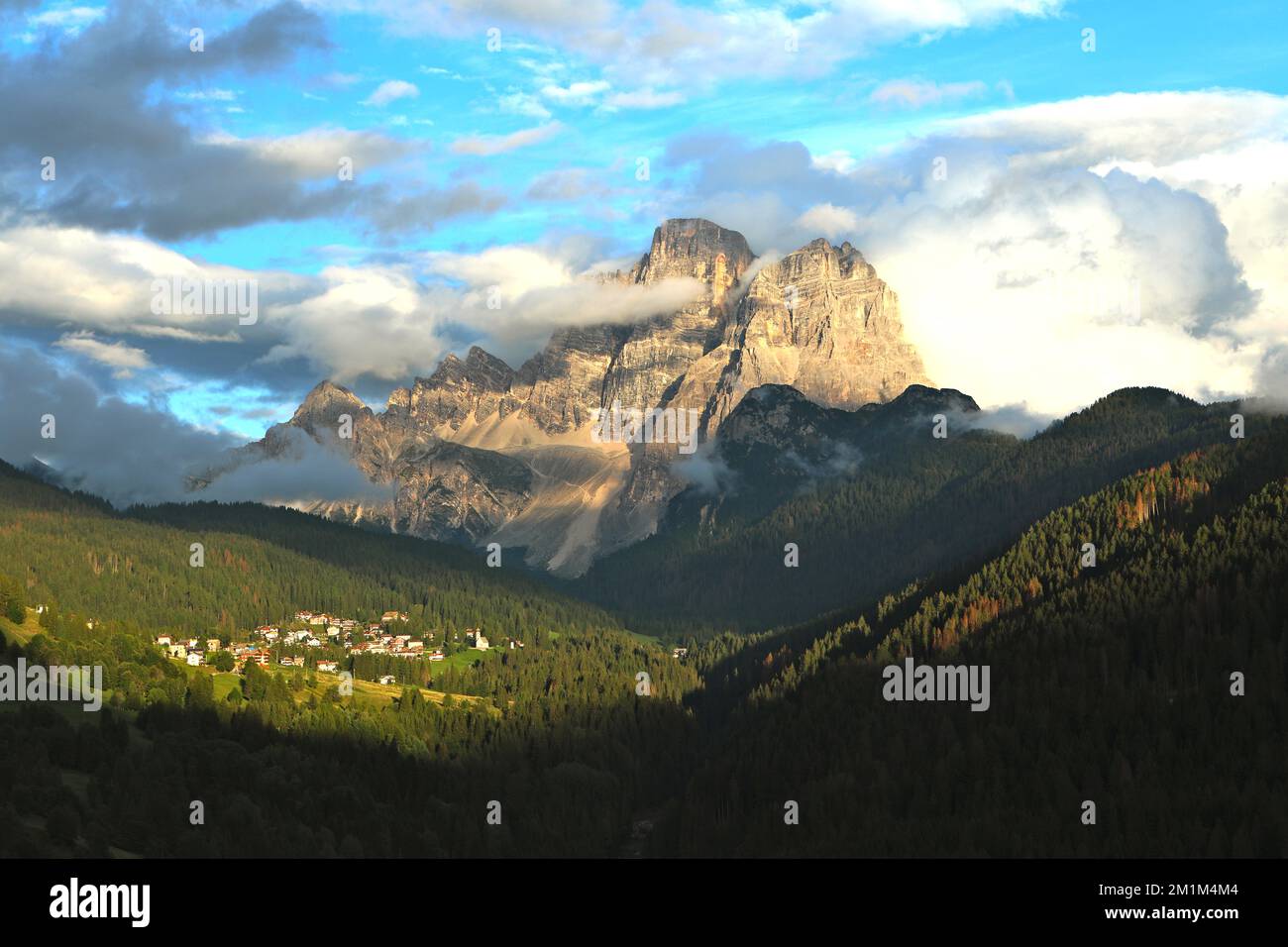 Landscape with mountains, Italian alps Stock Photo - Alamy