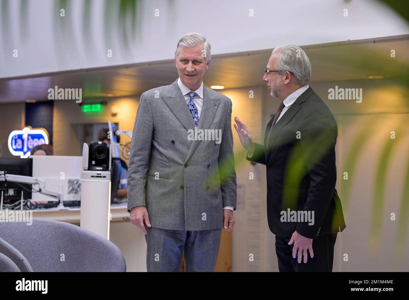 Belgium, 13 December 2022. King Philippe - Filip of Belgium and RTBF ...