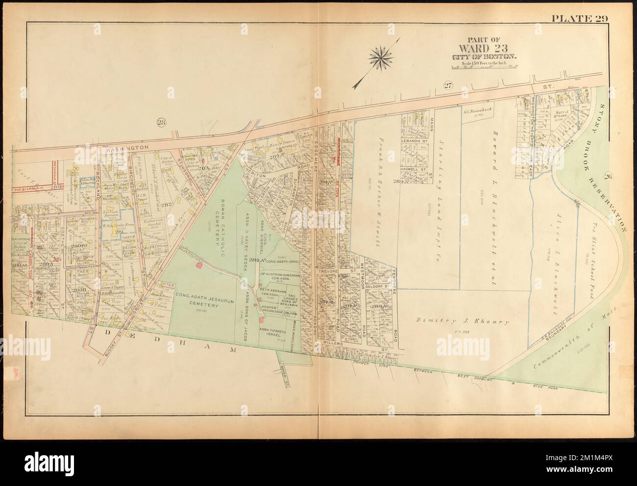 Atlas of the city of Boston, West Roxbury : plate 29 , Boston Mass ...