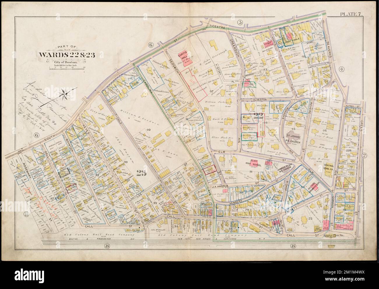 Atlas of the city of Boston, West Roxbury : plate 7 , Boston Mass ...