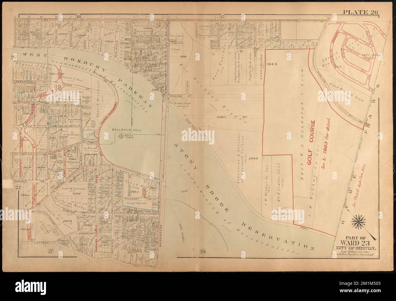 Atlas of the city of Boston, West Roxbury : plate 26 , Boston Mass ...