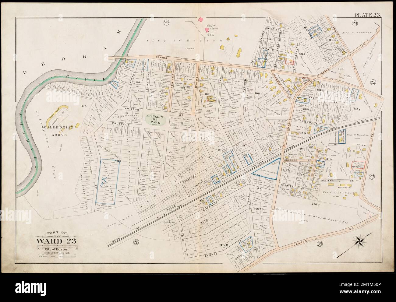 Atlas of the city of Boston, West Roxbury : plate 23 , Boston Mass ...