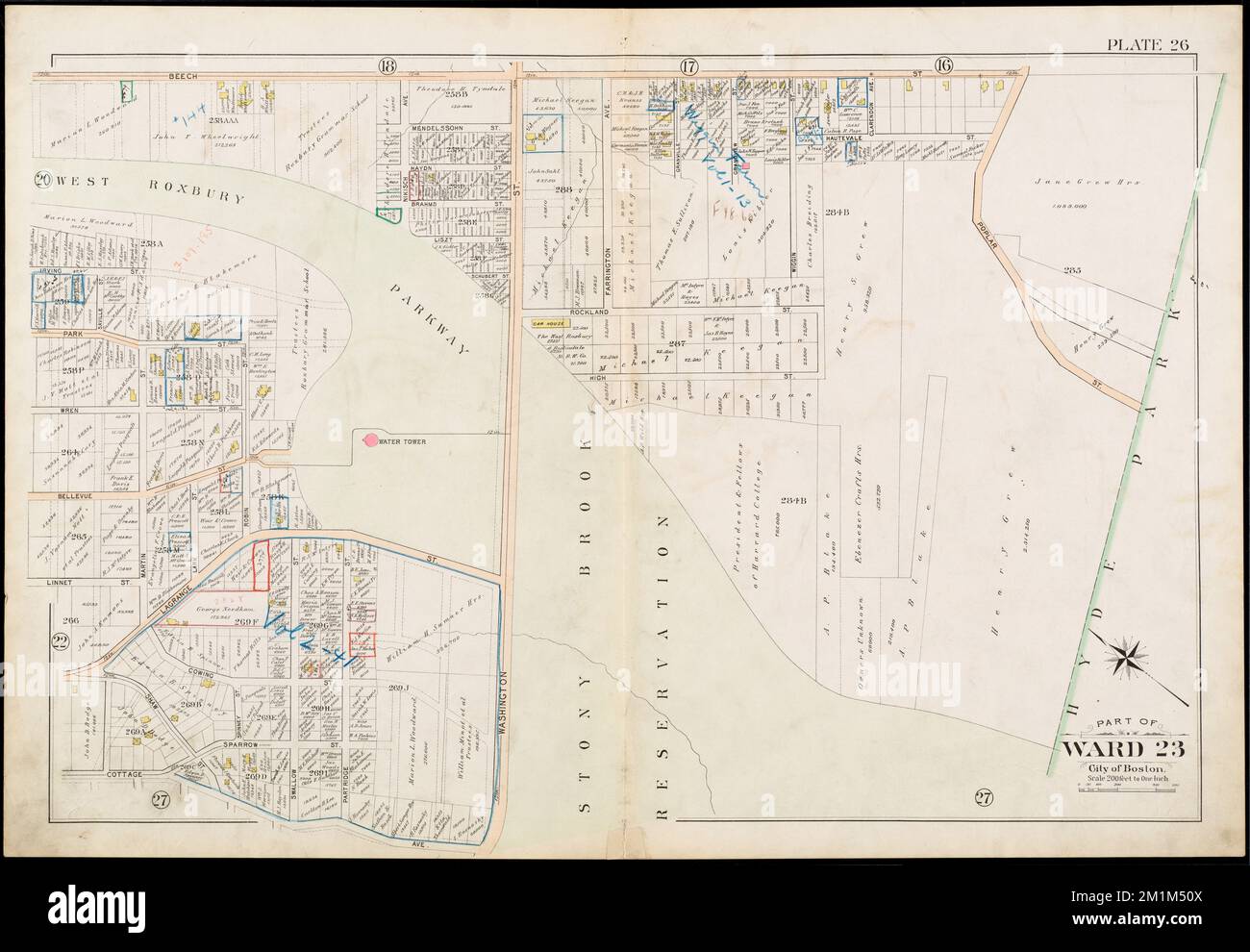 Atlas of the city of Boston, West Roxbury : plate 26 , Boston Mass ...