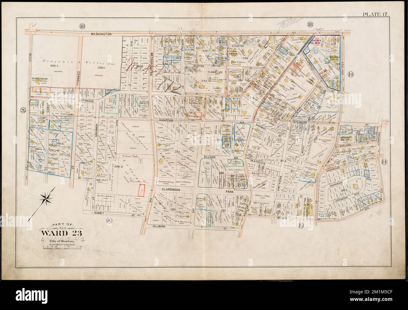 Atlas of the city of Boston, West Roxbury : plate 17 , Boston Mass ...