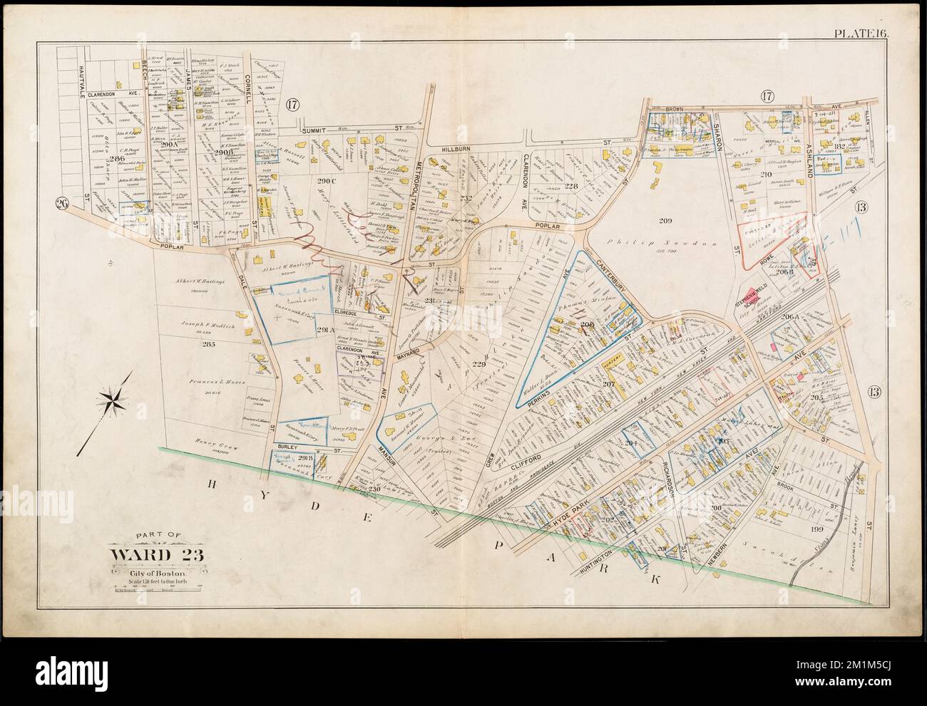 Atlas of the city of Boston, West Roxbury : plate 16 , Boston Mass ...