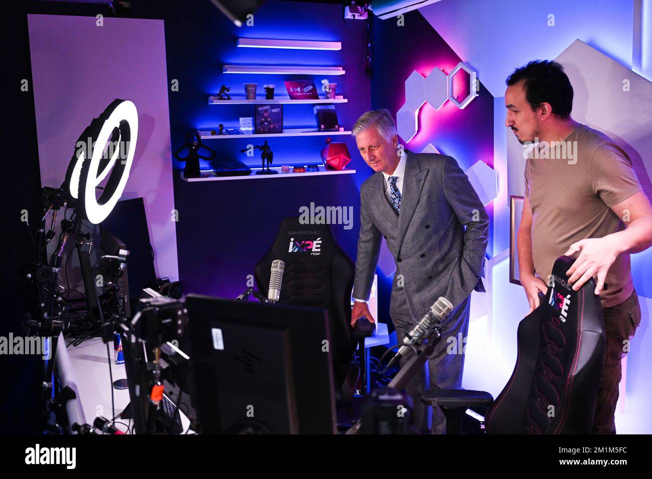 Belgium, 13 December 2022. Illustration picture shows King Philippe ...