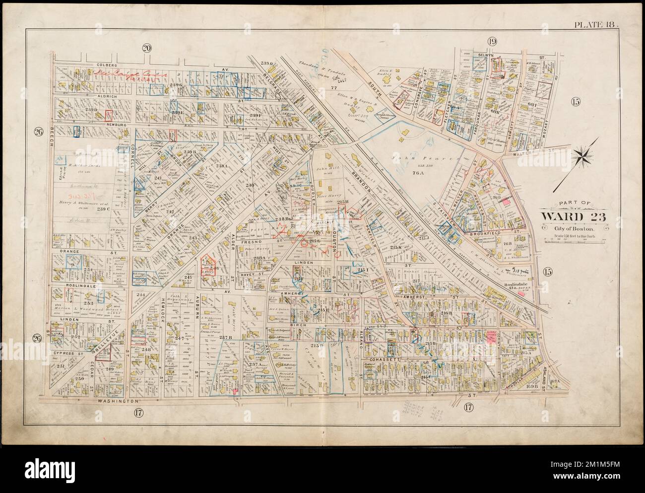 Atlas of the city of Boston, West Roxbury : plate 18 , Boston Mass ...