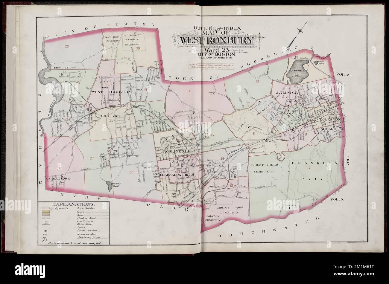 Atlas of the city of Boston, West Roxbury, Mass., volume six : from ...