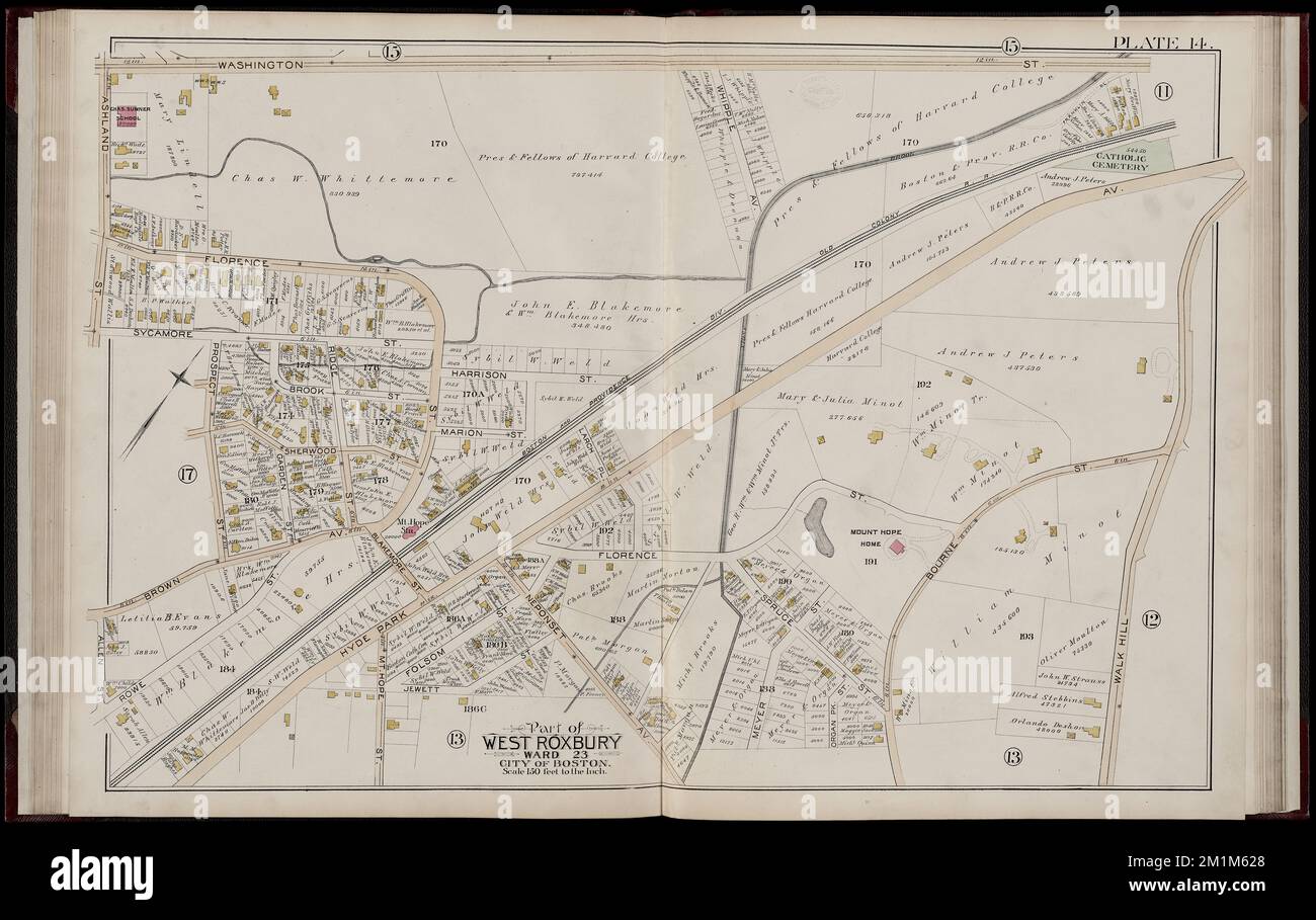 Atlas of the city of Boston, West Roxbury, Mass., volume six : from ...