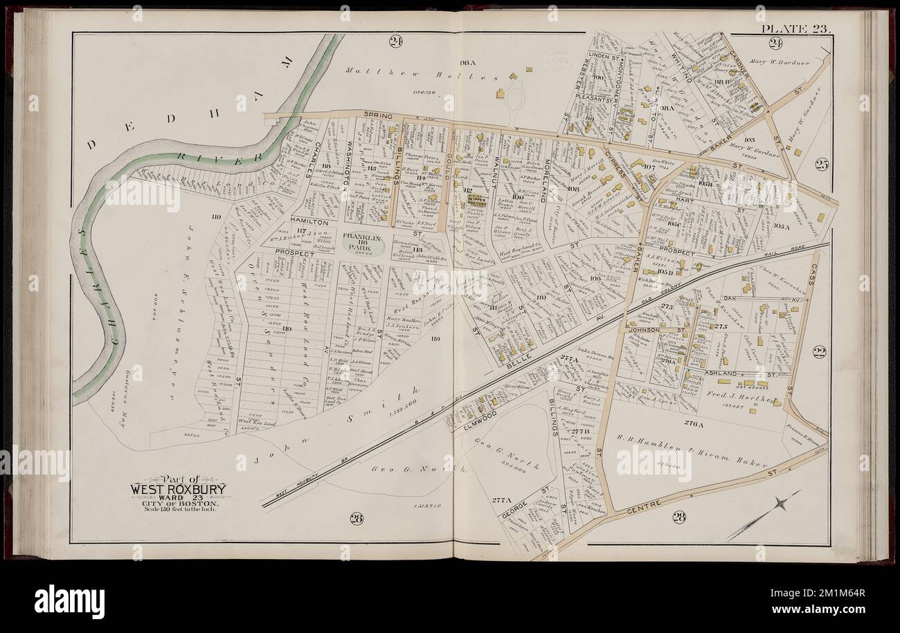 Atlas of the city of Boston, West Roxbury, Mass., volume six : from ...
