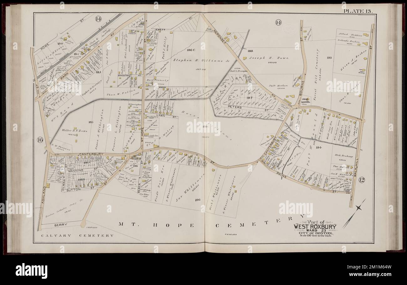 Atlas of the city of Boston, West Roxbury, Mass., volume six : from ...