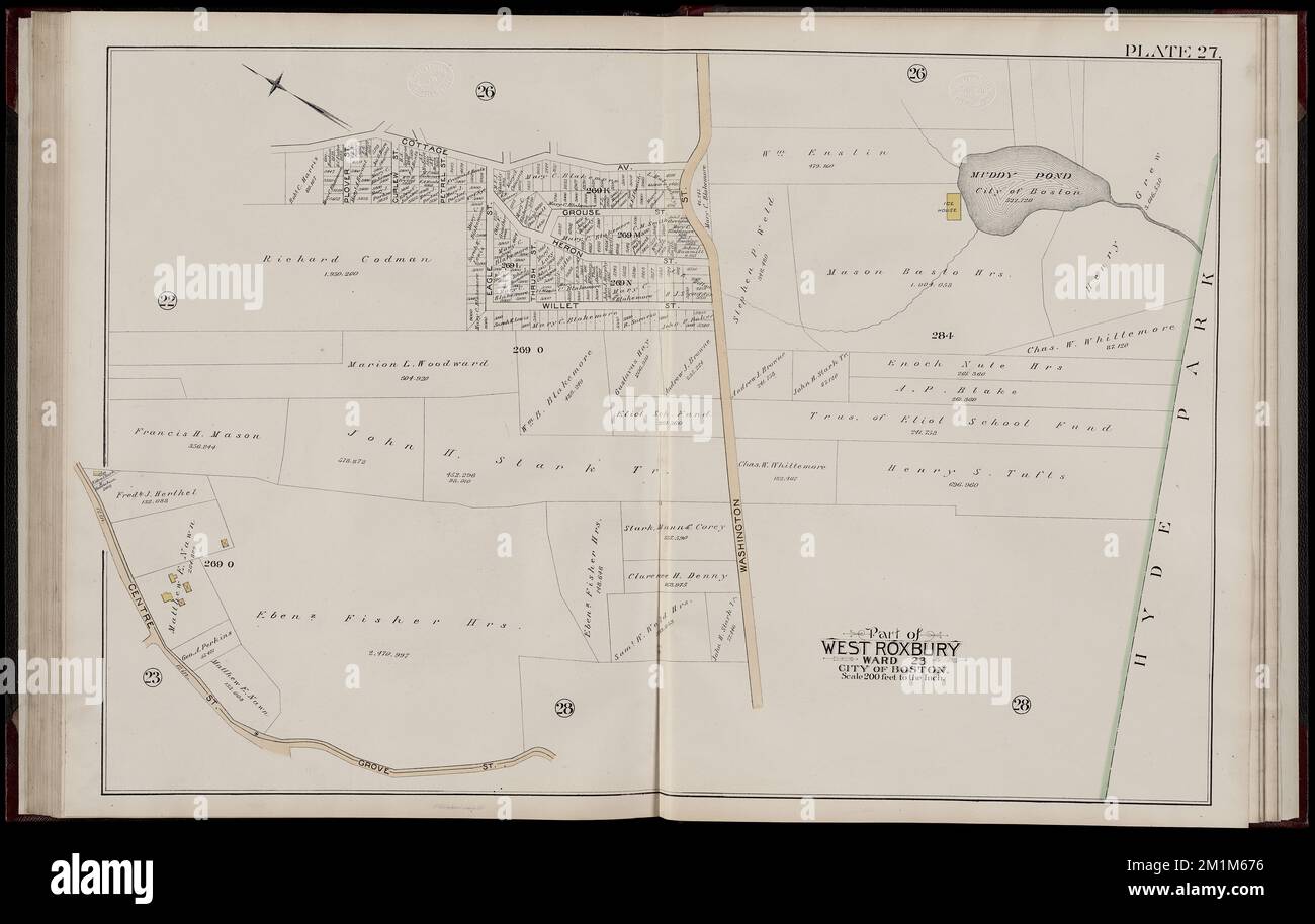 Atlas of the city of Boston, West Roxbury, Mass., volume six : from ...