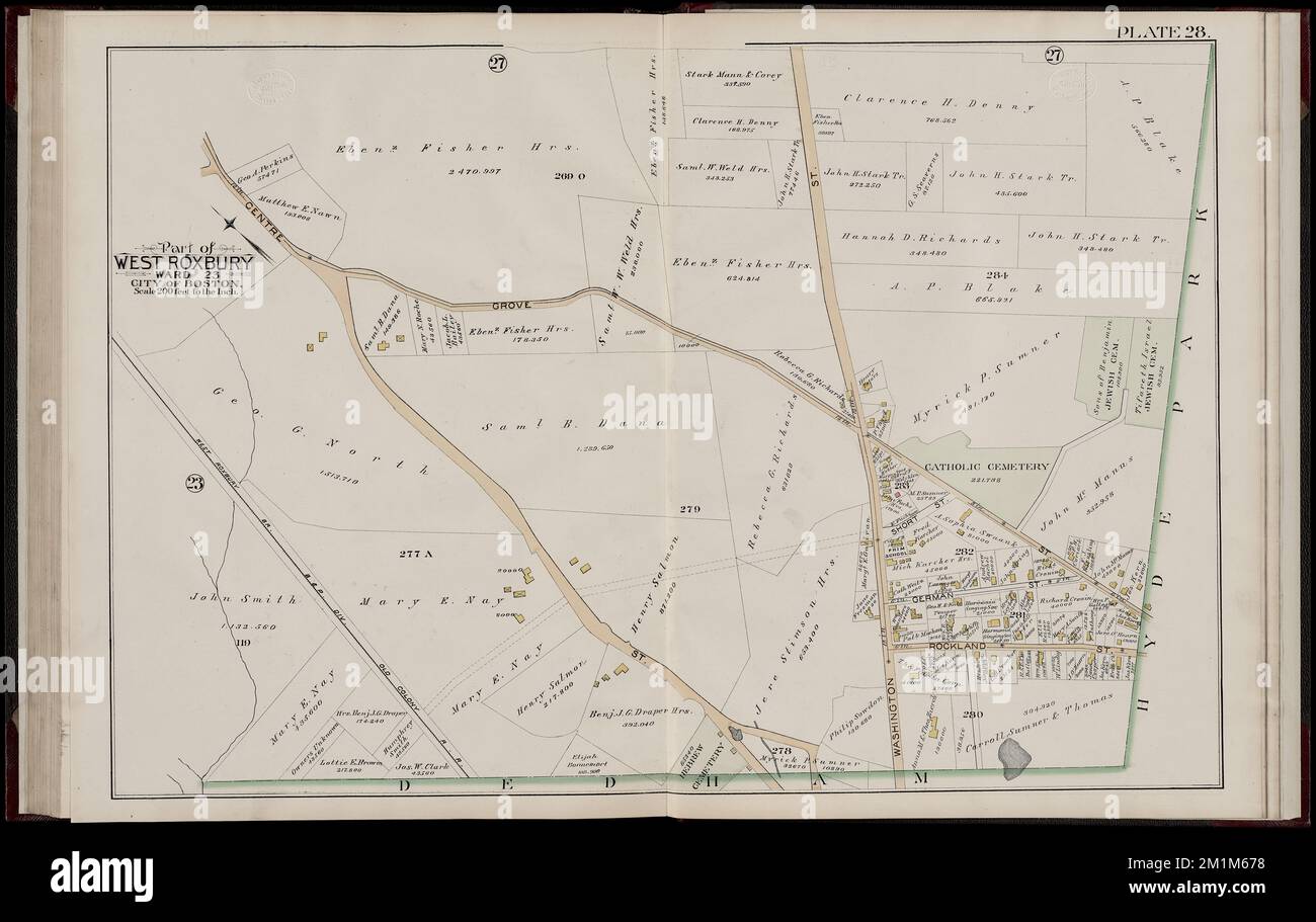 Atlas of the city of Boston, West Roxbury, Mass., volume six : from ...