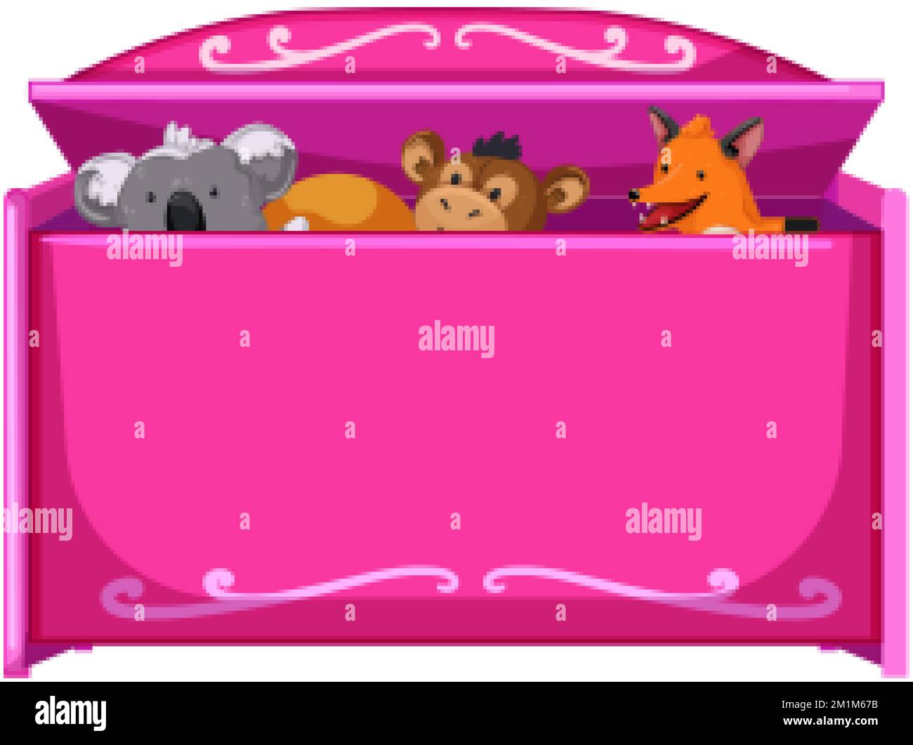 game toy box cartoon vector illustration Stock Vector Image & Art - Alamy