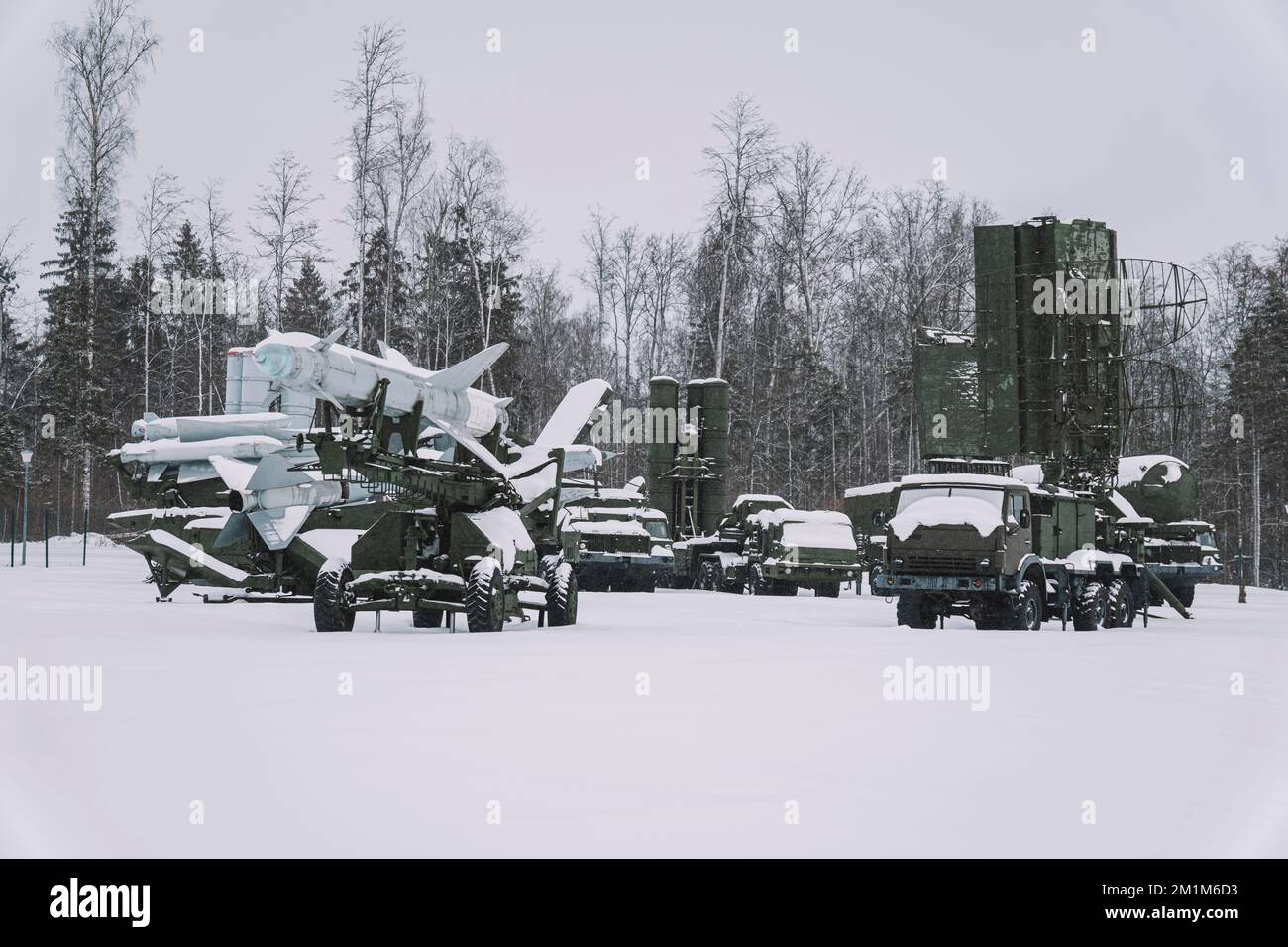 anti-aircraft missile system. Russian armed forces. Heavy Russian ...