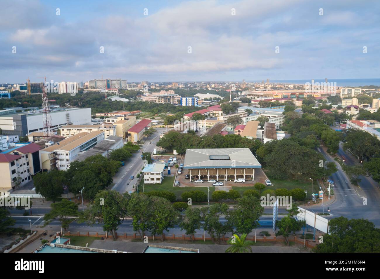 aerial of City centre in Accra, Ghana Stock Photo - Alamy