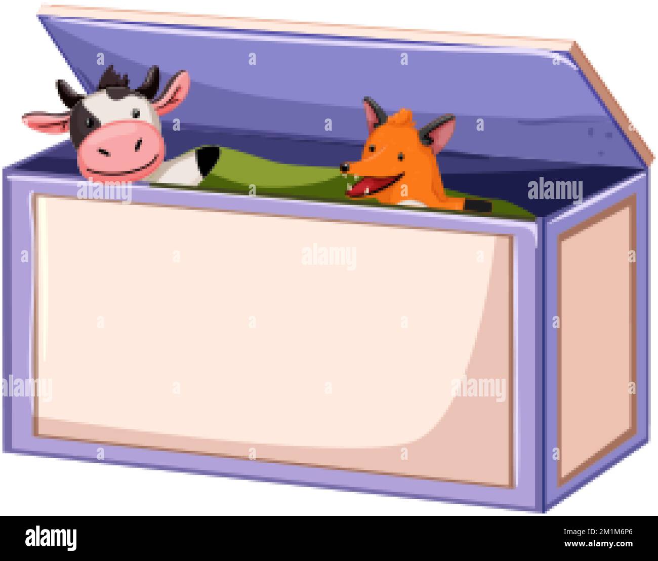fun toy box cartoon vector illustration Stock Vector Image & Art - Alamy