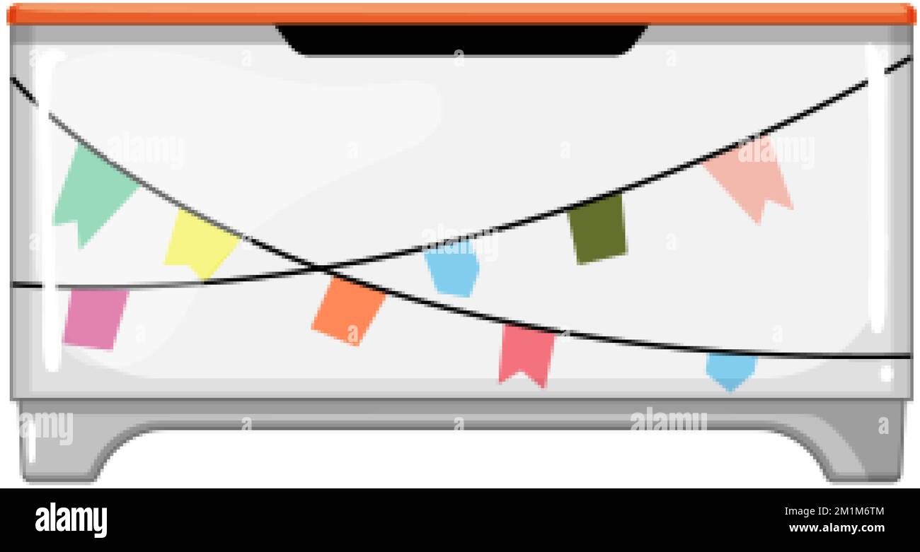 Toy storage box Stock Vector Images - Alamy