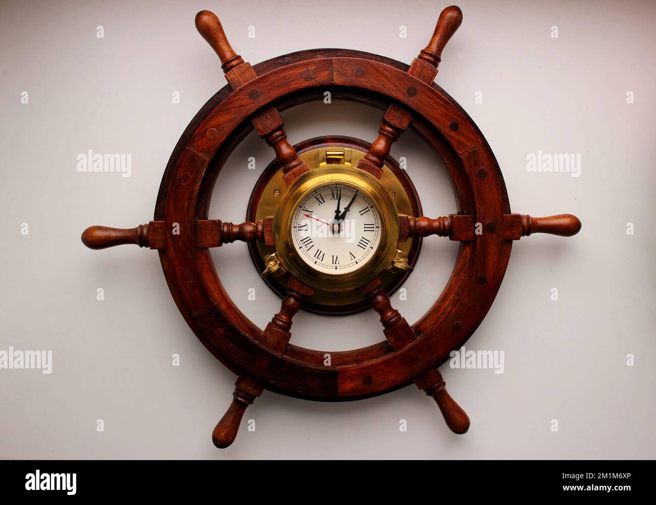 Sailing ship helm hi-res stock photography and images - Alamy