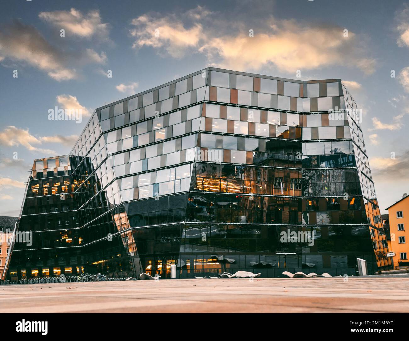 The exterior of Freiburg University Library Stock Photo - Alamy