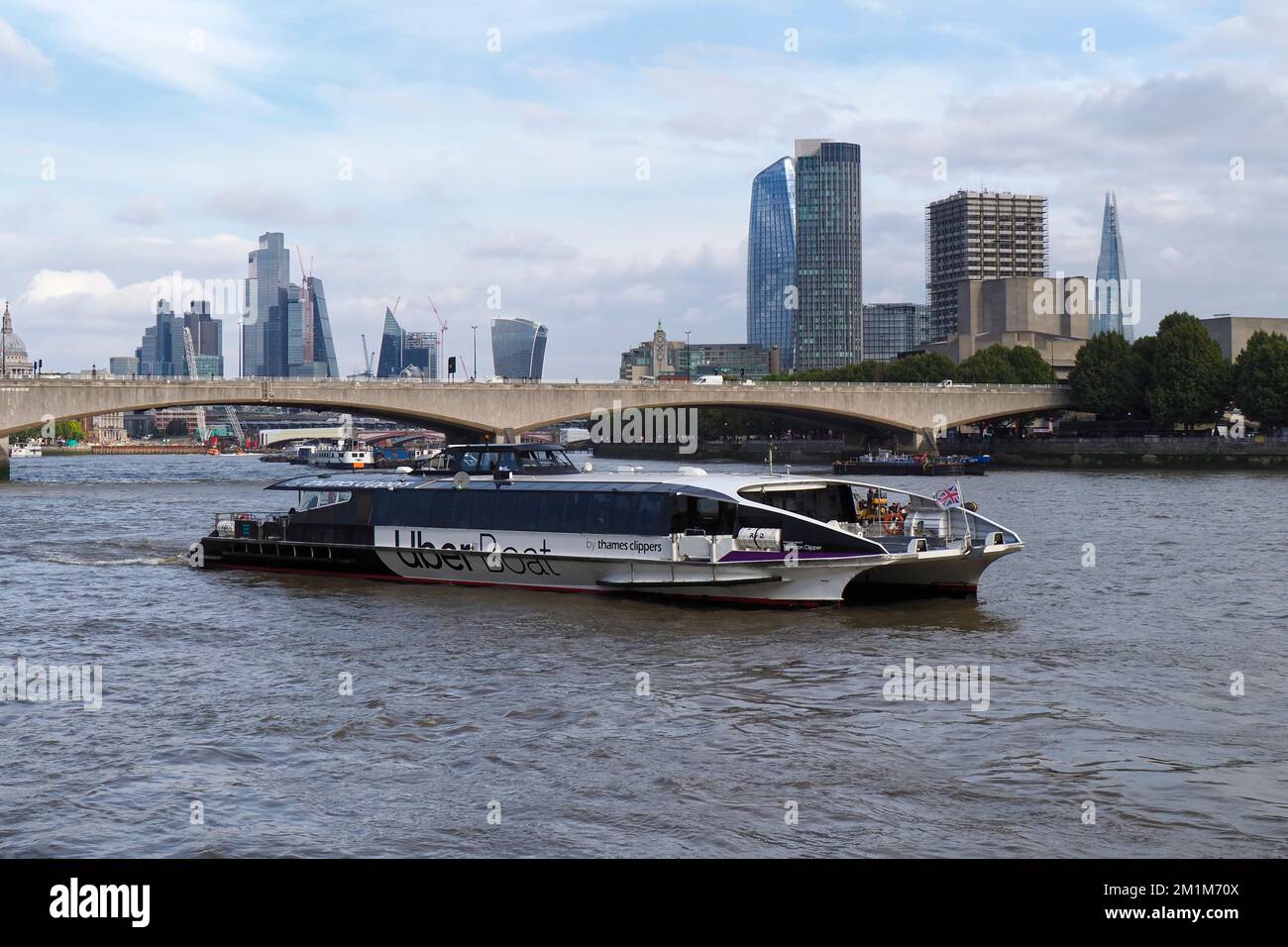 Uber Boat By Thames Clippers river transport, river Thames,London ...