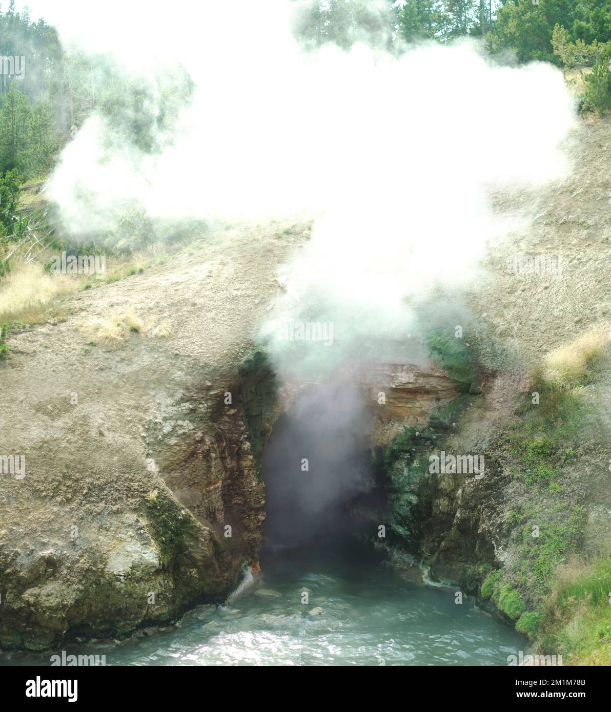 Dragons mouth in Yellowstone National Park, USA Stock Photo - Alamy