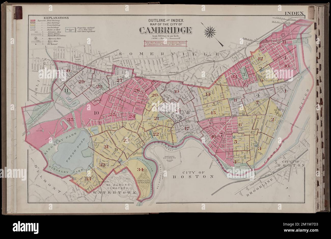 Atlas of the city of Cambridge, Massachusetts : from actual surveys and ...