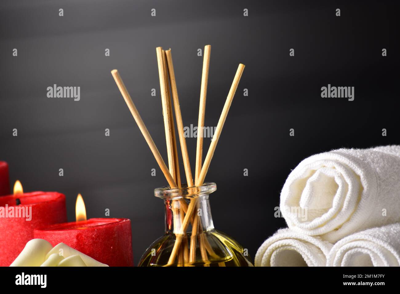 Closeup of diffuser stick, room freshener Stock Photo - Alamy