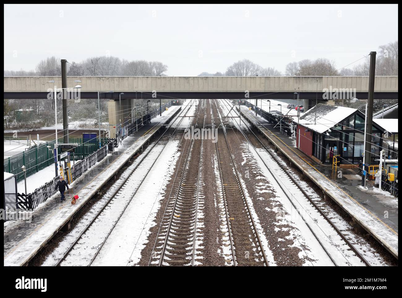 London, United Kingdom. 13/12/2022. Train Strike across the UK. Arlesey ...