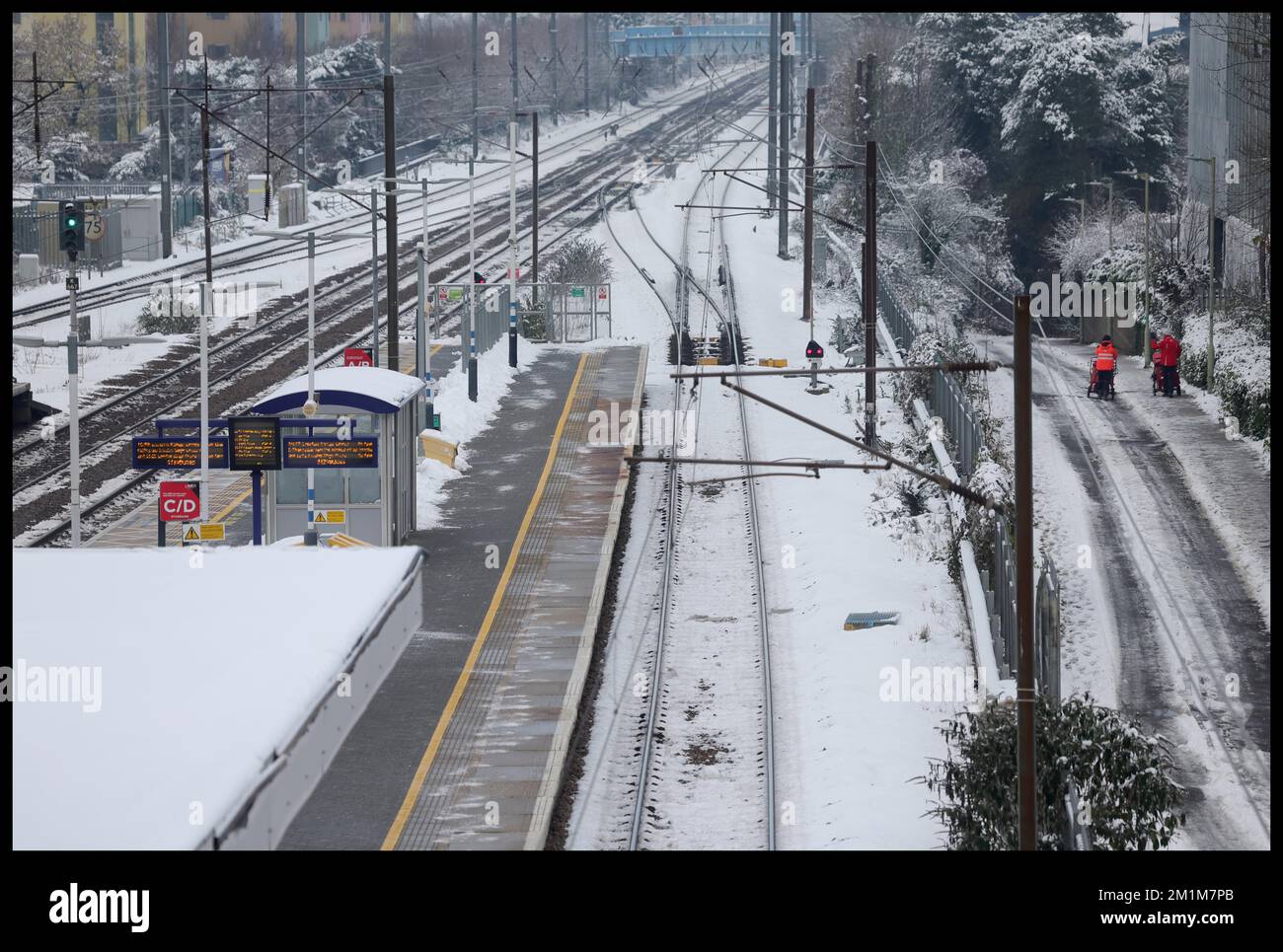 London, United Kingdom. 13/12/2022. Train Strike across the UK ...