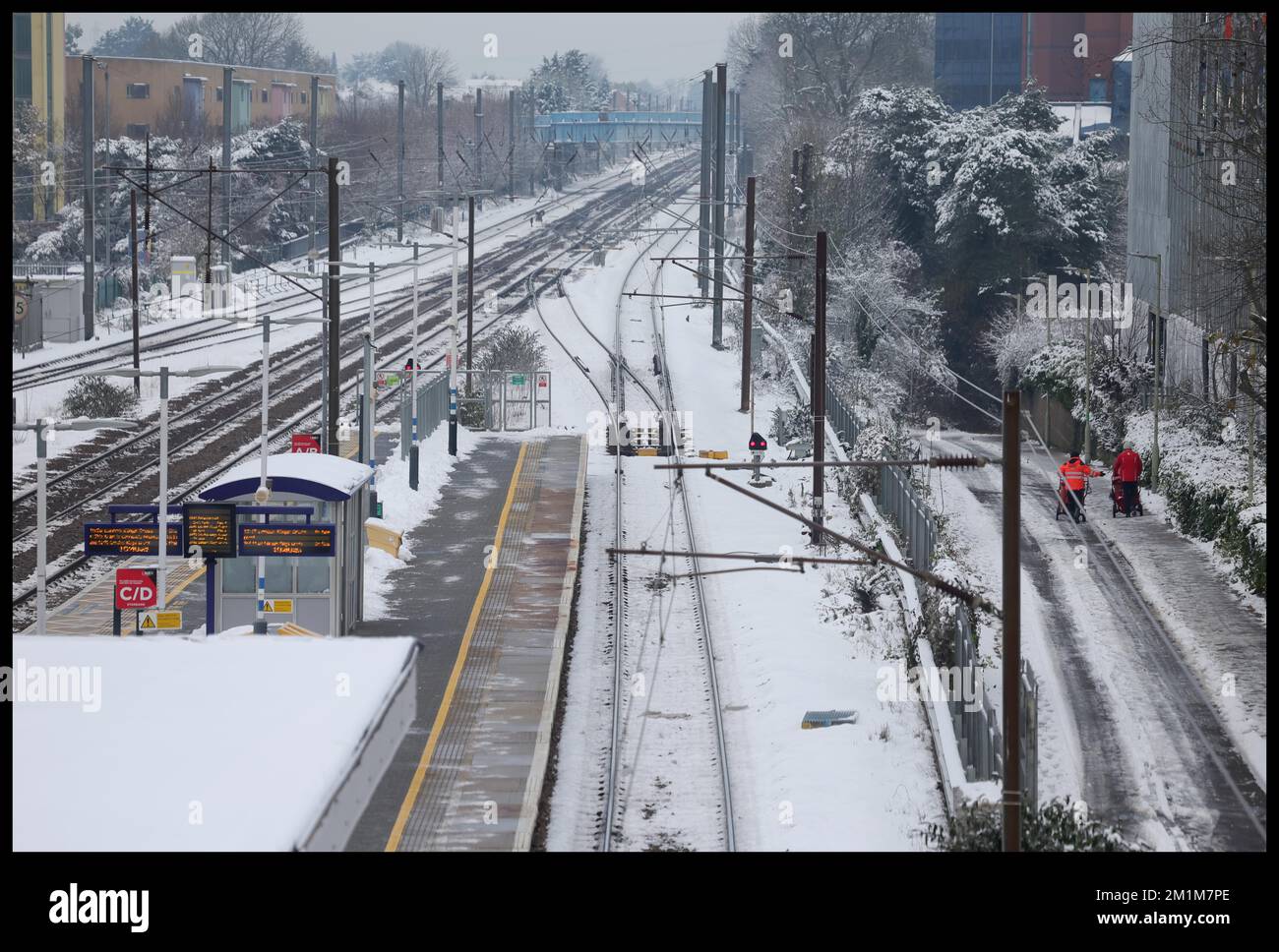 London, United Kingdom. 13/12/2022. Train Strike across the UK ...